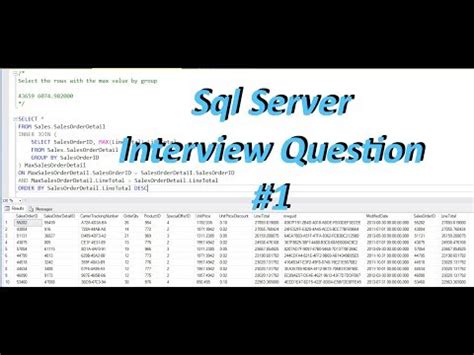Max Sql: A Case Study On Utilizing The Maximum Function In Database Queries