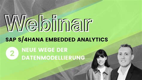 Webinar Series SAP S HANA Embedded Analytics