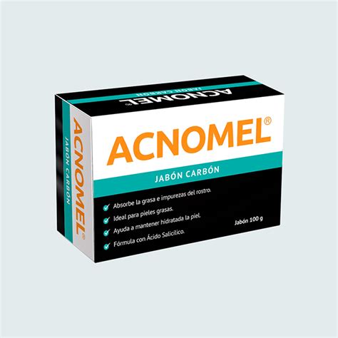 Acnomel Jabón Carbón Barra 100 G Humanova