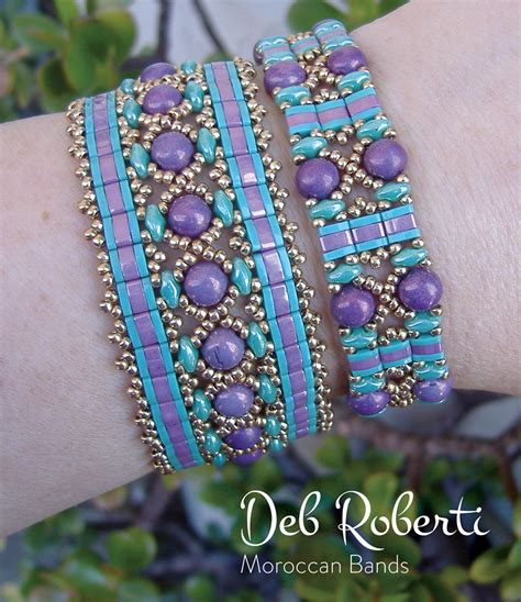 Moroccan Bands Beaded Pattern Tutorial By Deb Roberti Digital Download