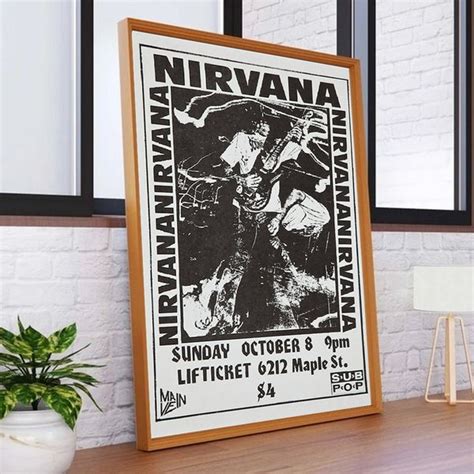 Rock Concert Print Etsy