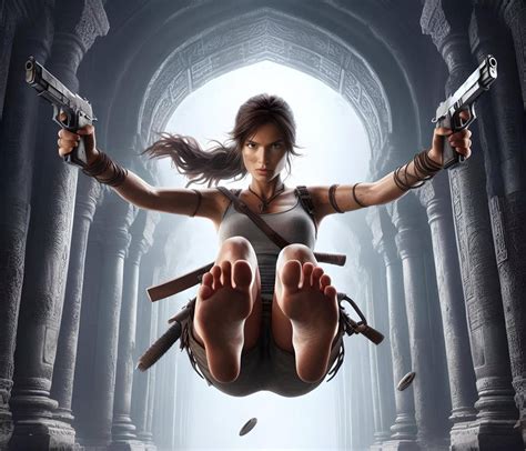 Tom Raider Lara Croft Feet By Dalbrad On Deviantart