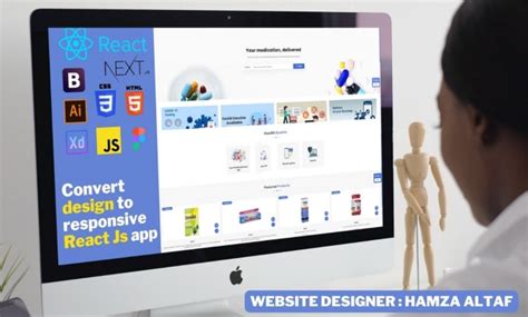 Design Your Website Using Html Css React Js Next Js By Hamzaaltaf298