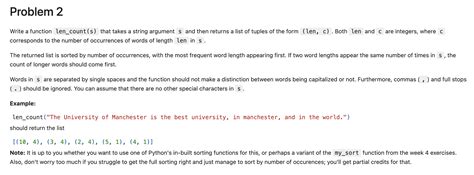 Solved Write A Function That Takes A String Argument And