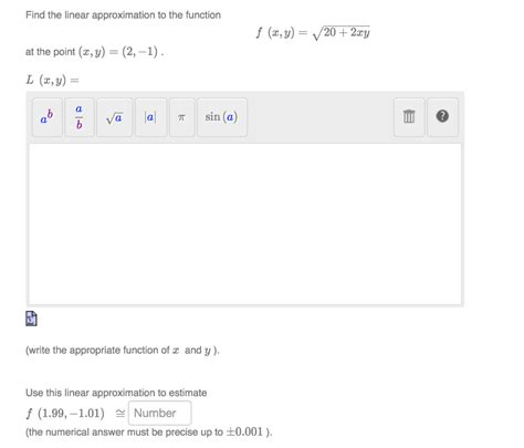 Solved Find The Linear Approximation To The Function F X Chegg