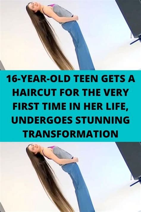 16 Year Old Teen Gets A Haircut For The Very First Time In Her Life