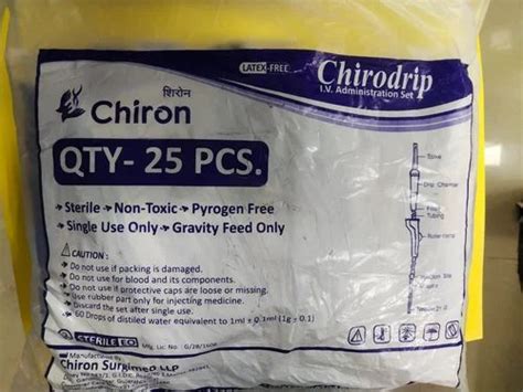 25 Pcs Chiron Chiro Drip Iv Set 100 Cm At ₹ 25piece In Mumbai Id