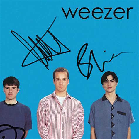 Weezer The Blue Album Platinum Lp Limited Signature Edition Custom