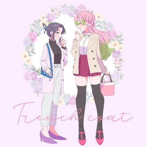 Mitsuri And Shinobu Demon King Anime Anime Romans Anime Character Design