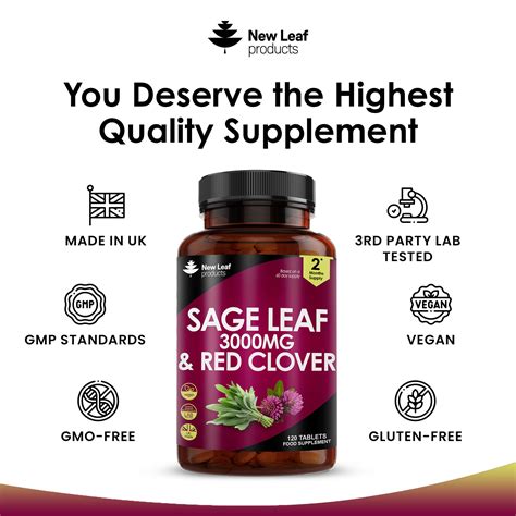 Buy New Leaf Sage Leaf Tablets Online Faithful To Nature