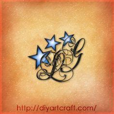 Monogram And Stars Tattoo Lg Star Tattoos