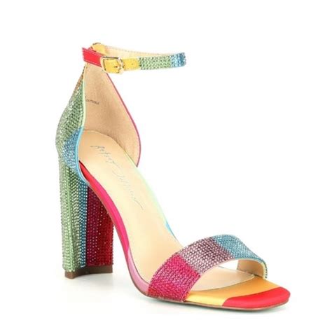 Betsey Johnson Shoes Betsey Johnson Rina Stripe Womens Rainbow