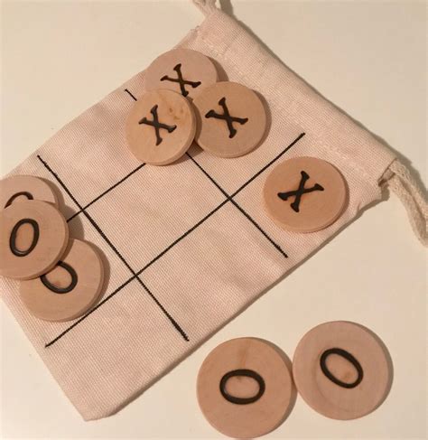 Tic Tac Toe Spiele Zu Gehen Reise Spiel Holz Spiel Etsy