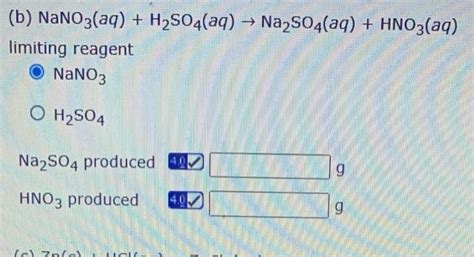 Solved For Each Of The Following Unbalanced Reactions
