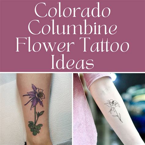Colorado State Flower Tattoo