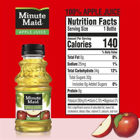 Apple Juice Nutrition Label Besto Blog