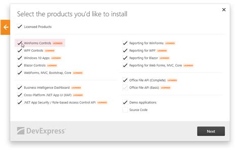 resolve issues with toolbox items general information devexpress