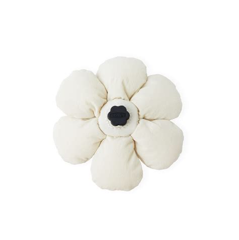 Coller Padded Ivory Flower Sticon Line Friends Square