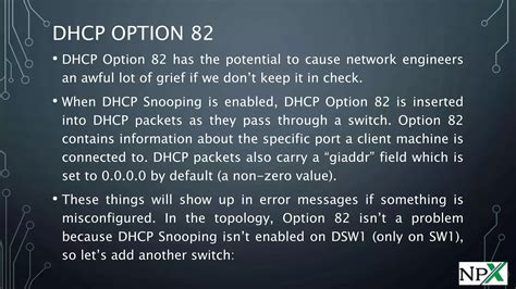 DHCP Snooping PPTX Computer Networking Computing