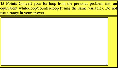 Solved 10 Points Write A Program Fragment Not A Complete