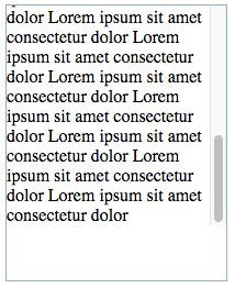 Javascript How To Reduce The Range Space Of Scrollbar To Be Different From The Div Height