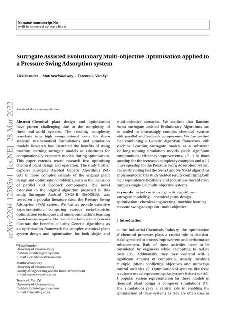 pdf surrogate assisted evolutionary multi objective optimisation
