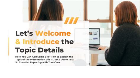 Free Topic Introduction Slide For Powerpoint Presentation