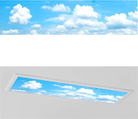 Wowangce 1 Pc 1 X 4 Feet Fluorescent Covers For Ceiling Lights Magnetic