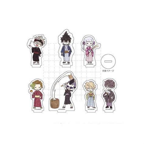 Cỏ Ba Lá Đen Asta Yuno Noelle Silva Mimosa Vermillion Nhỏ Acrylic Đứng