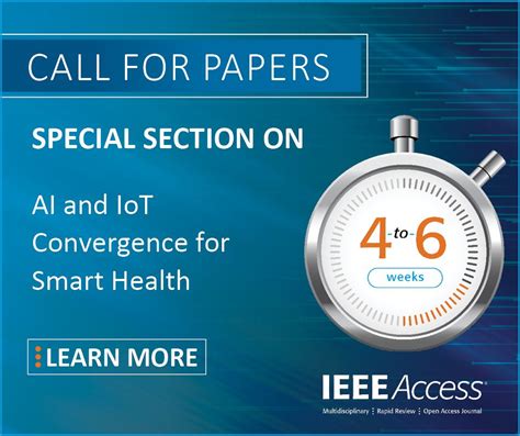 Ieee Access On Linkedin The Ieee Access Special Section Ai And Iot Convergence For Smart Health…