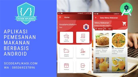 Source Code Aplikasi Pemesanan Makanan Berbasis Android Youtube
