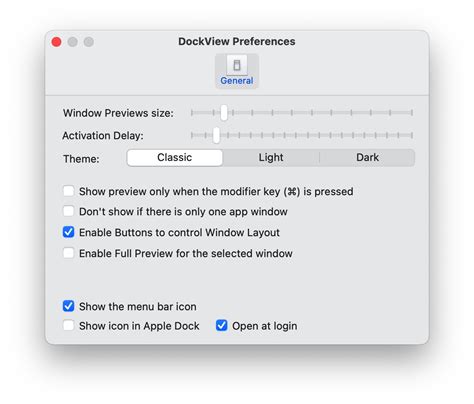 mac dock栏应用窗口预览 dockview 颢宸小站