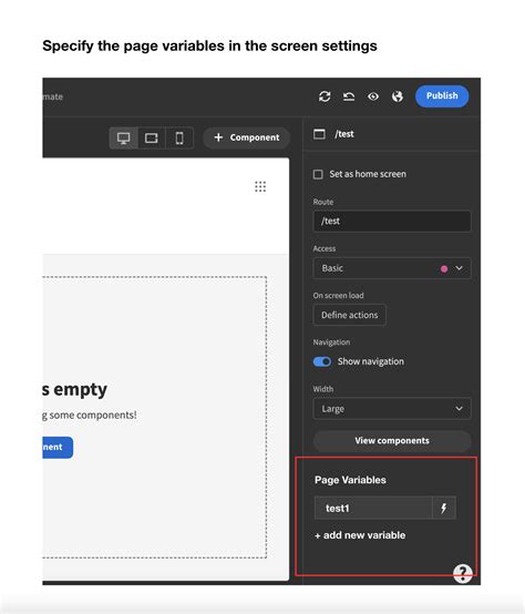 Improve UX Passing Variables Around In Screens Issue Budibase Budibase GitHub