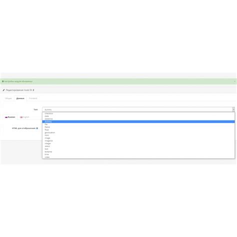 Произвольные поля Custom Fields