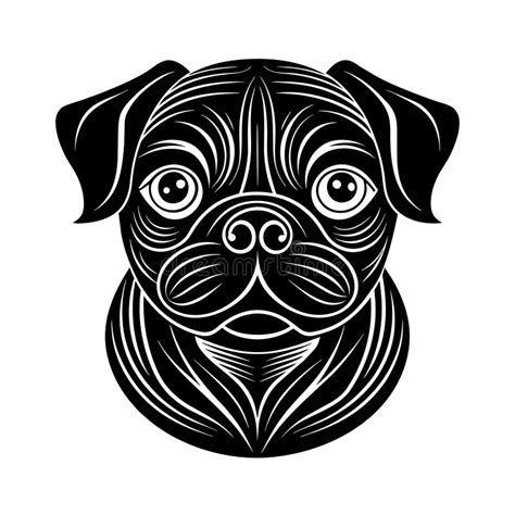 Pug Graphic Vector Eps Stock Vector Illustration Of Print 306434149