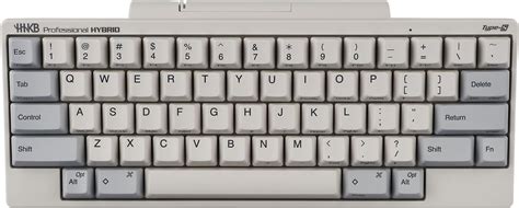 Fujitsu Happy Hacking Keyboard Professional Hybrid Type S Compact White 45G Printed Keycaps
