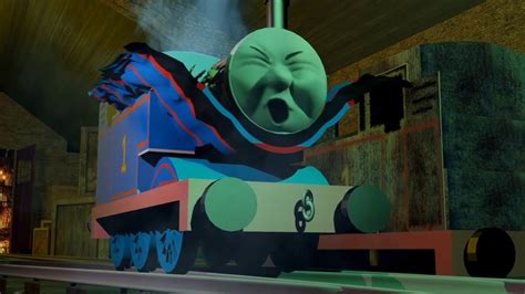 Shed 17 Thomas Became Spooky Skull Scene Youtube