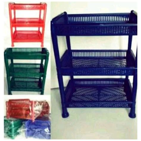 Multipurpose Rack Stacking 3 Plastic Materials Spice Rack Dish Rack Shopee Malaysia