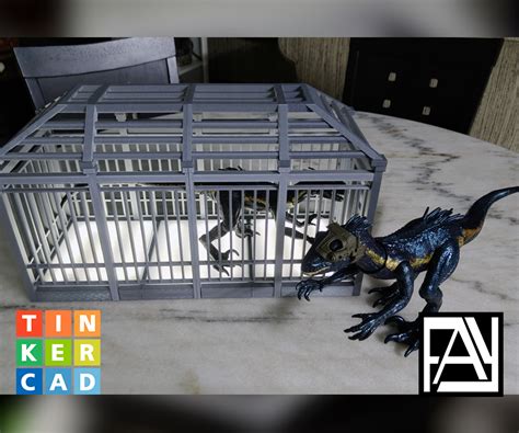 Indoraptor Cage Jurassic World Toy 5 Steps Instructables