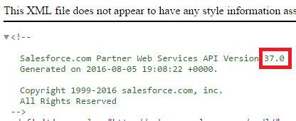 How To Find Current API Version Of Salesforce Organization