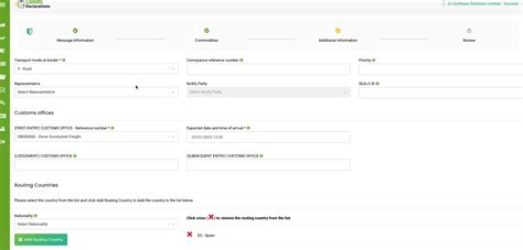 Submitting Safety And Security Declarations Ens On Customs
