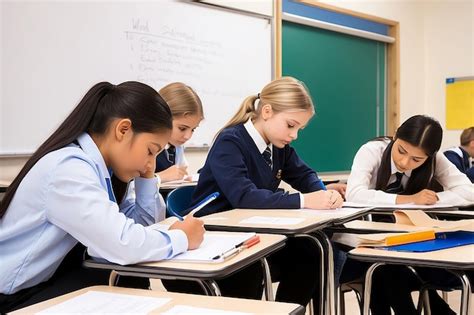 Corner Of Lab With Colorful Molecular Models And Charts Explaining Chemical Structures Premium