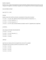 Bubble Sort Algorithm Simplest Sorting Method Explained With Course Hero