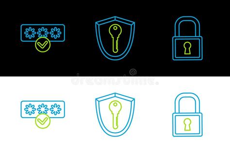 Set Line Lock Password Protection And Safety Access And Shield With