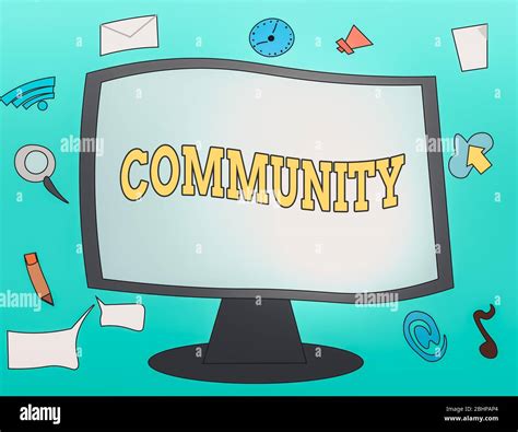 Handwriting Text Community Conceptual Photo Group Of Showing With A Common Characteristics