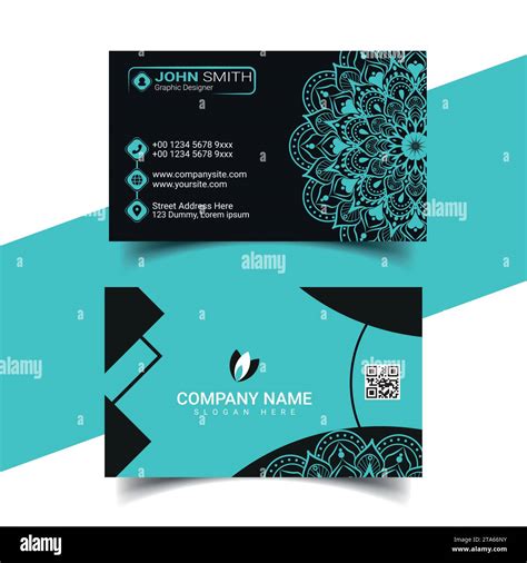 Professional Business Card Templates Stock Vector Images Alamy