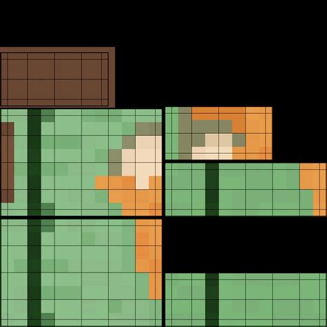 Minecraft Alex 3d Turbosquid 1636736