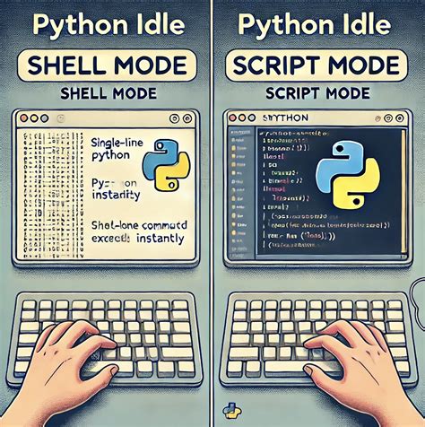 Python 파이썬 Idle의 Shell 모드와 스크립트 모드 차이점 정리