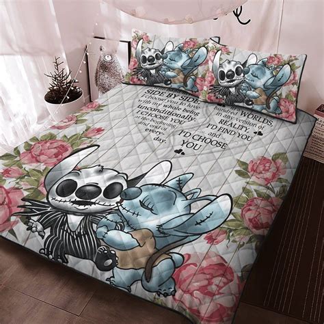 Disney Lilo And Stitch 2 Duvet Quilt Bedding Set Kapotan