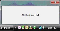 Notifying Users In Taskbar Application